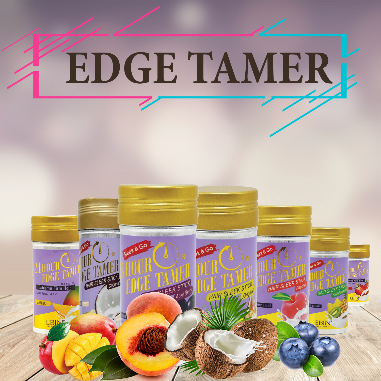 24 Hour Edge Tamer Hair Wax Stick 75g – Beauty World